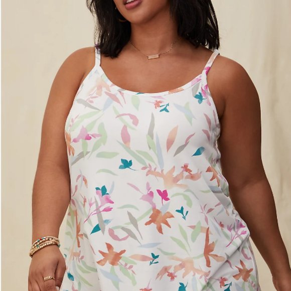 torrid | Tops | Torrid Super Soft White Multi Watercolor Floral | Poshmark
